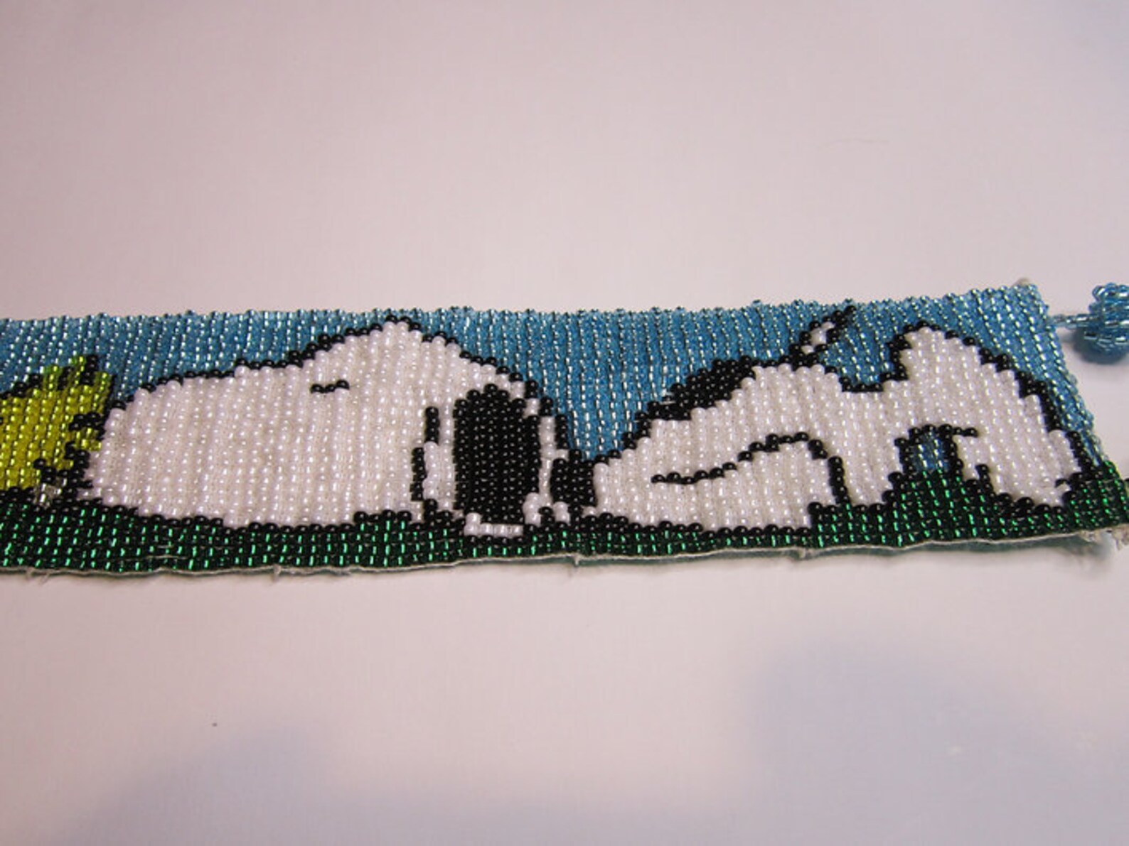 Snoopy Seed Bead Bracelet - Etsy