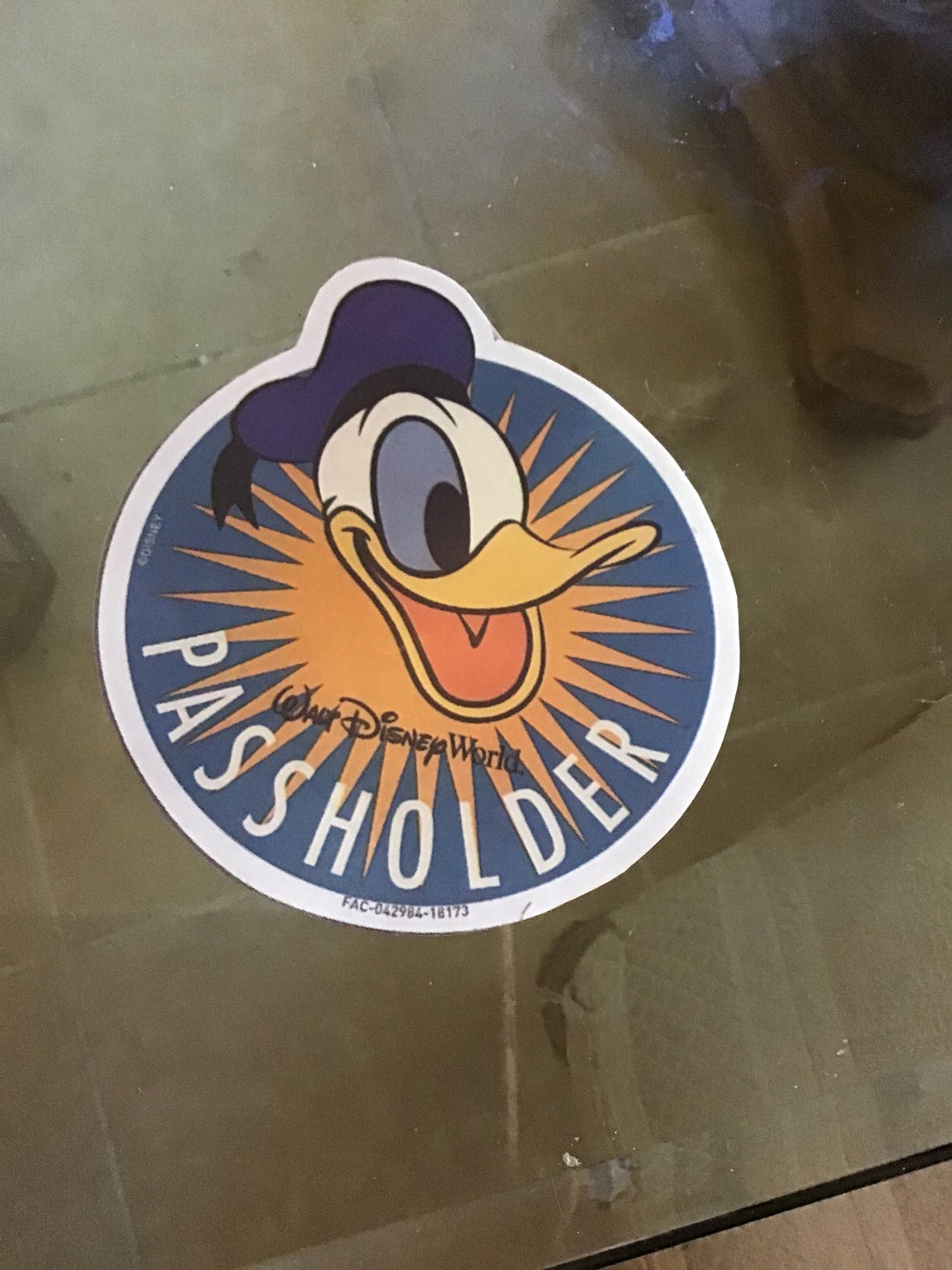 Disney Passholder Clear Sticker for the Car - Etsy