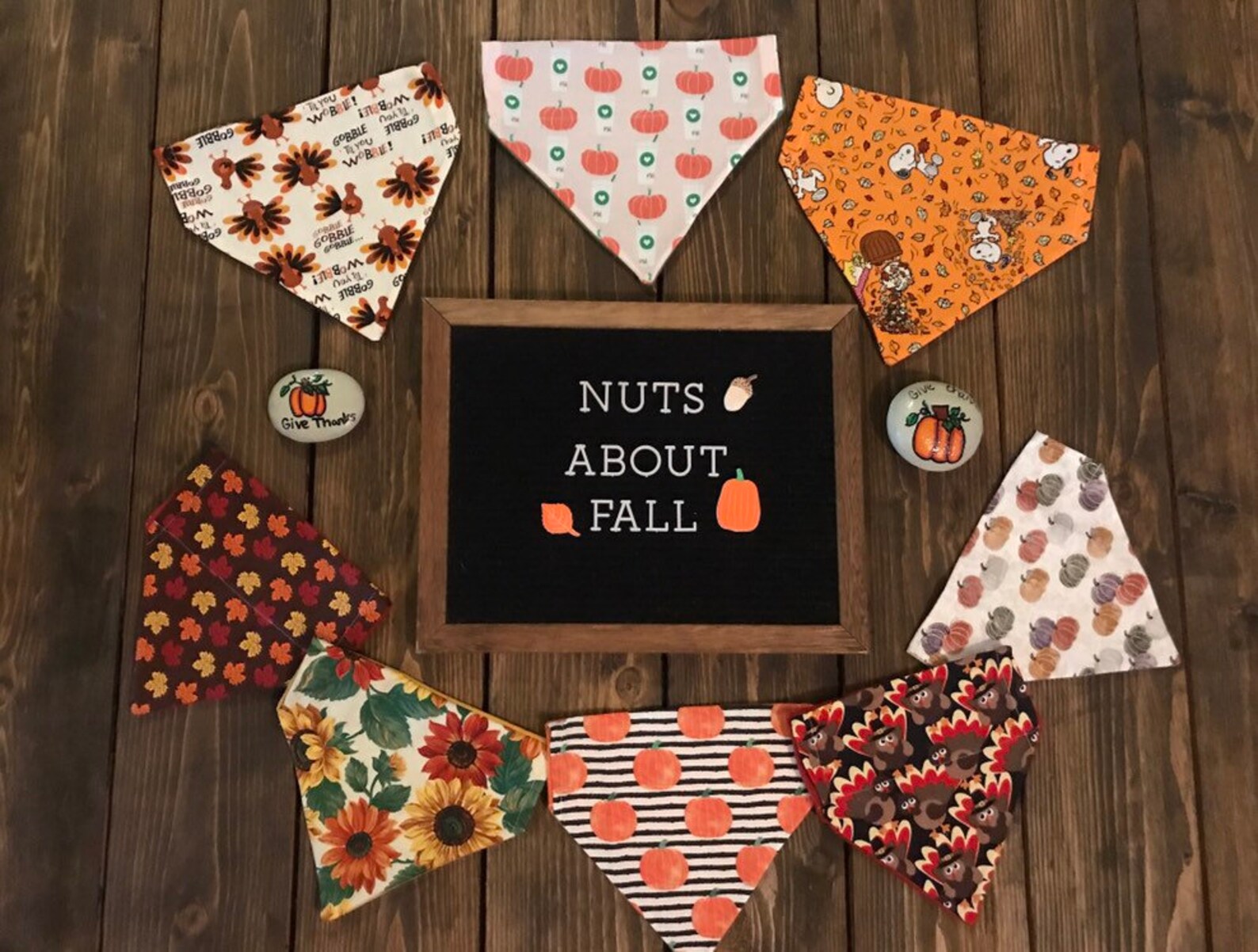 Fall Dog Bandanas/ Fall Bandana/ Over the Collar Bandana/ - Etsy