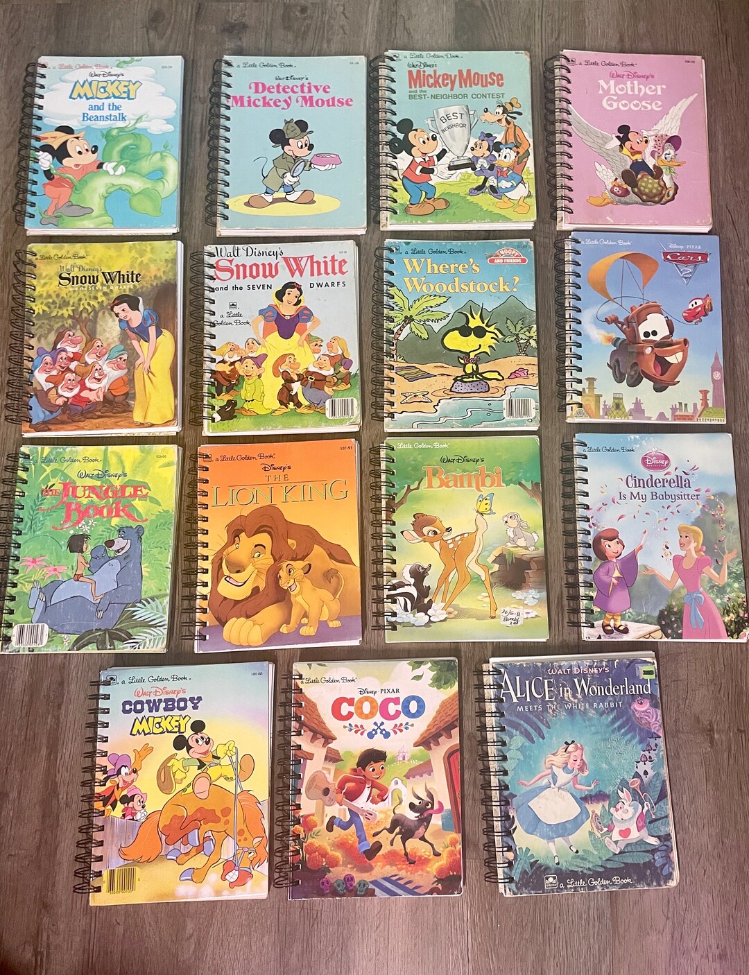 Golden Book Notebooks,storybook Journal, Recycled Book, Junk Journal ...