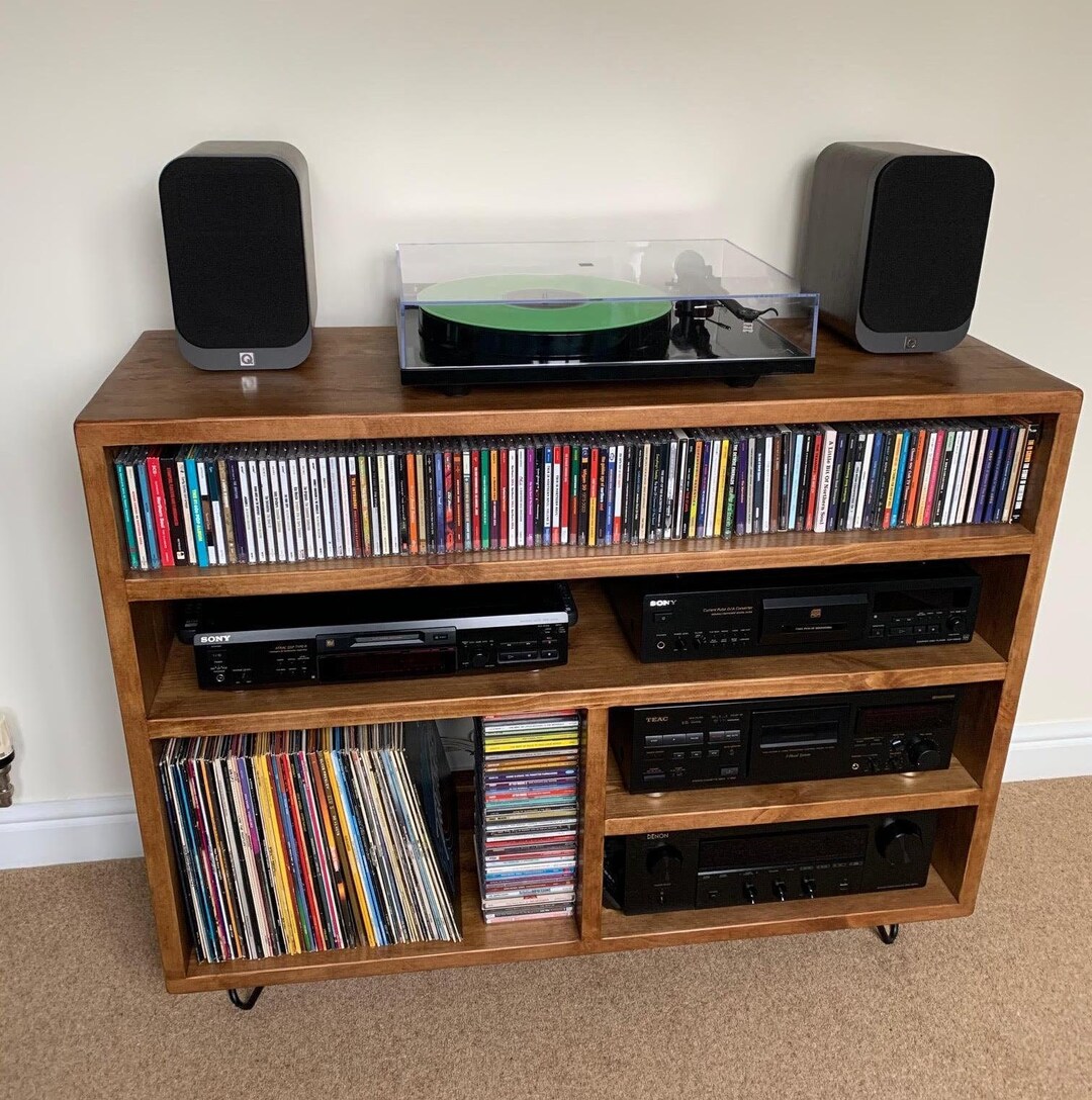 SERENE Industrial Hifi Stand - Sustainable - Turntable Stand-vinyl ...