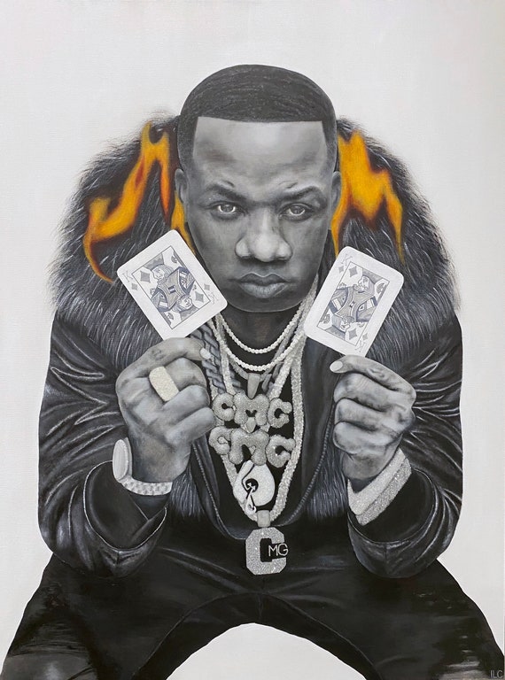 Yo Gotti Custom Canvas Acrylic Painting - Etsy