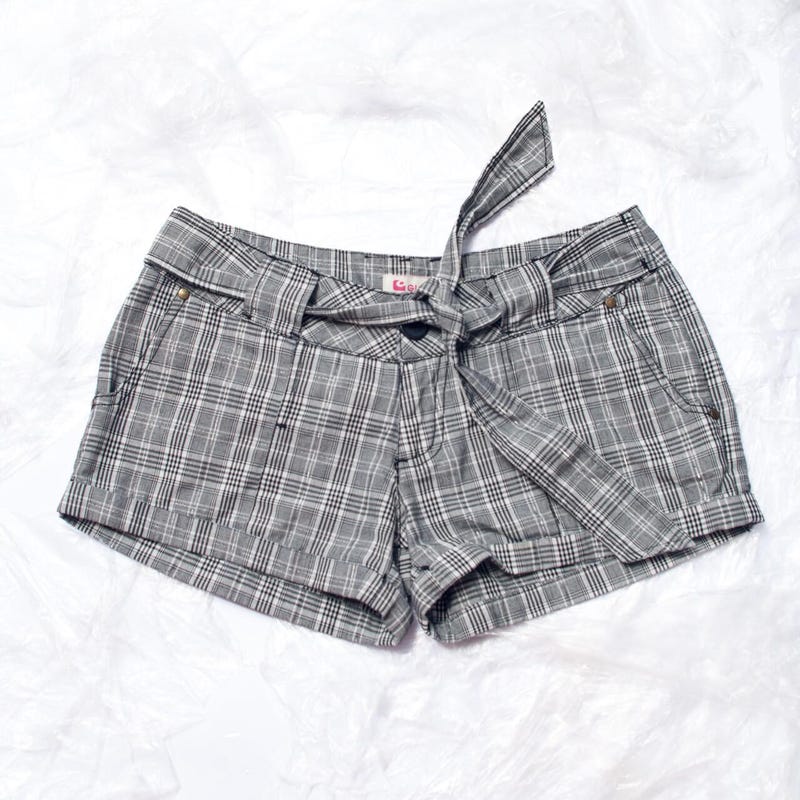 Plaid Shorts 2000s - Etsy