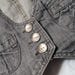 Vintage Y2K Denim Vest in Grey - 2000s Stonewashed Waistcoat - Grunge ...