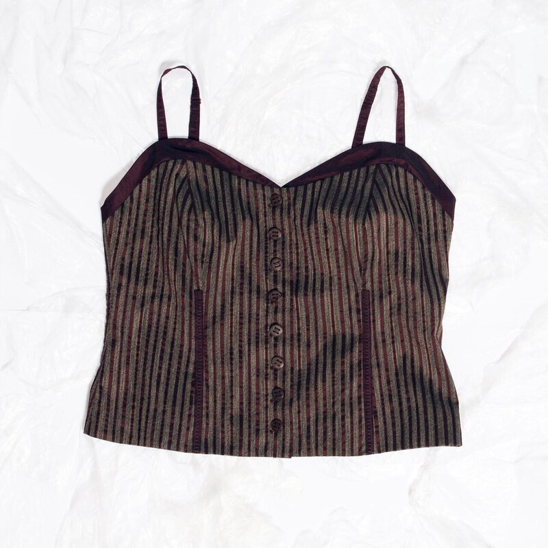 Stripe Corset - Etsy