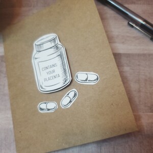 Placenta Encapsulation Cards - Cards to Include With Placenta Pills for ...