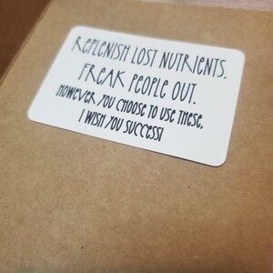 Placenta Encapsulation Cards - Cards to Include With Placenta Pills for ...