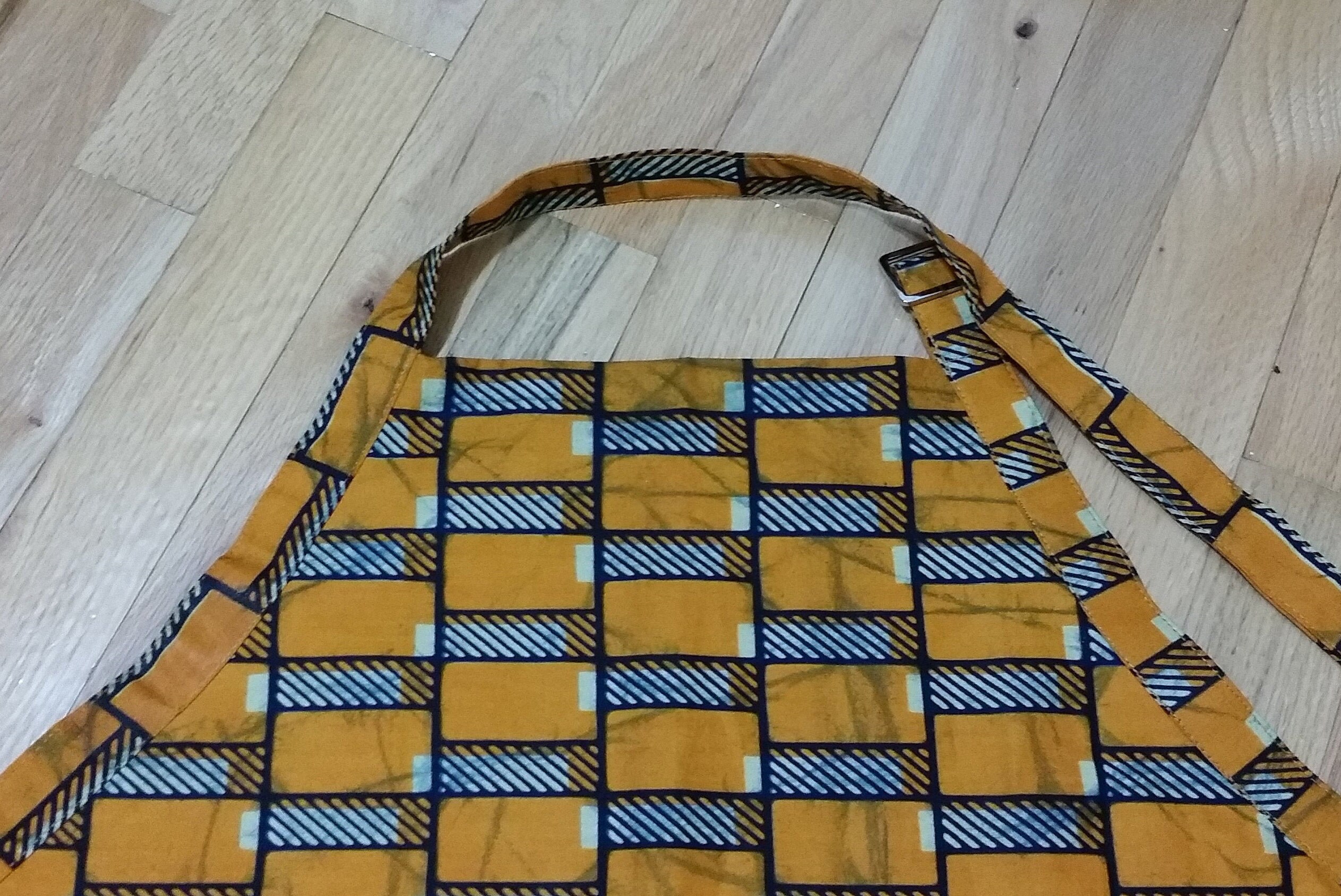 2 Pocket Lined Mstatili Kitenge Apron With Buckle Strap - Adult - Etsy