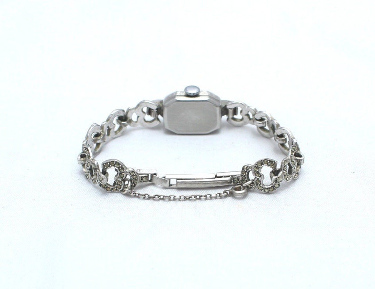 Marcasite Cocktail Watch Mechanical Movement - Etsy