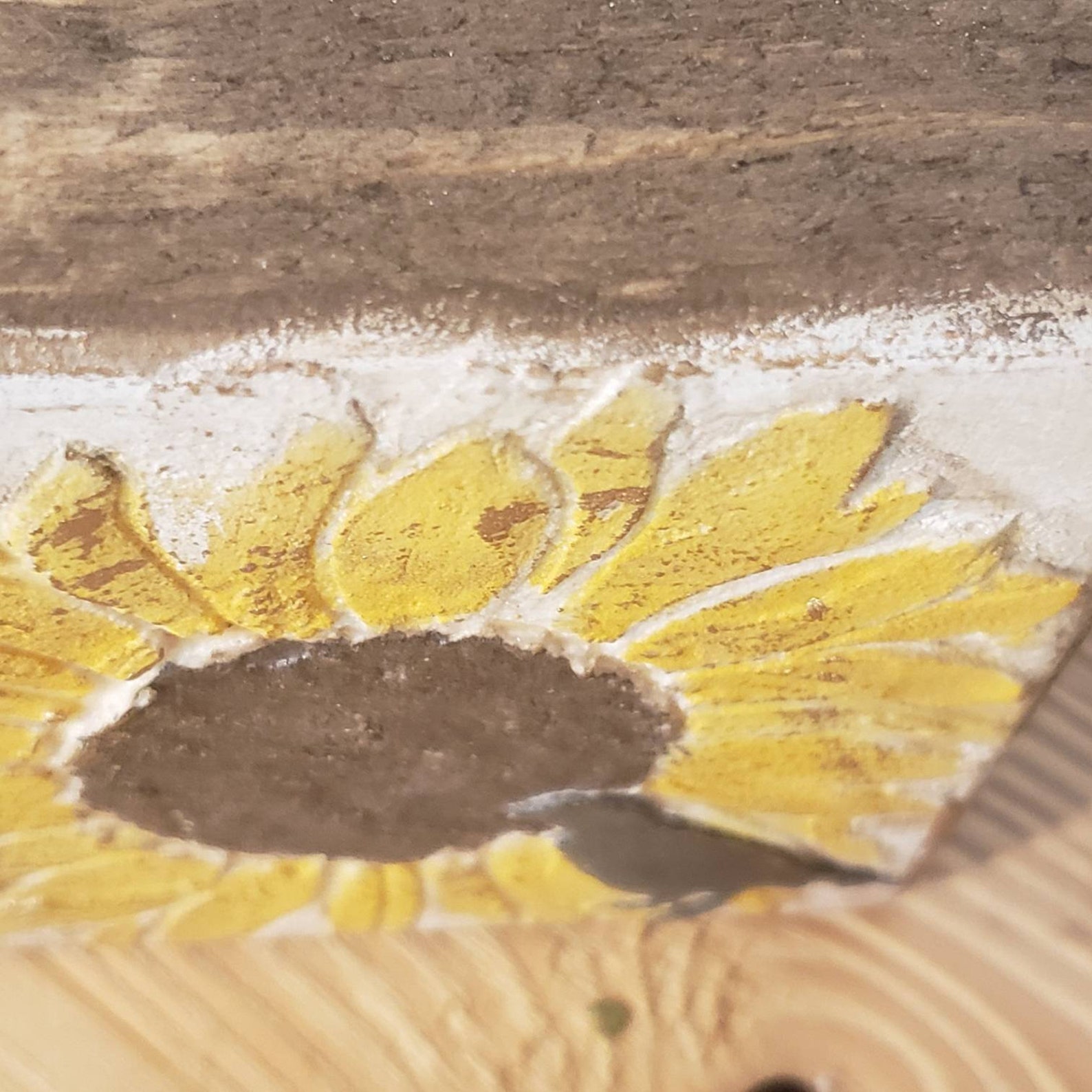 Sunflower, Shelf Sitter, Sunflower Shelf Sitter, Wood, Wood Sunflower ...