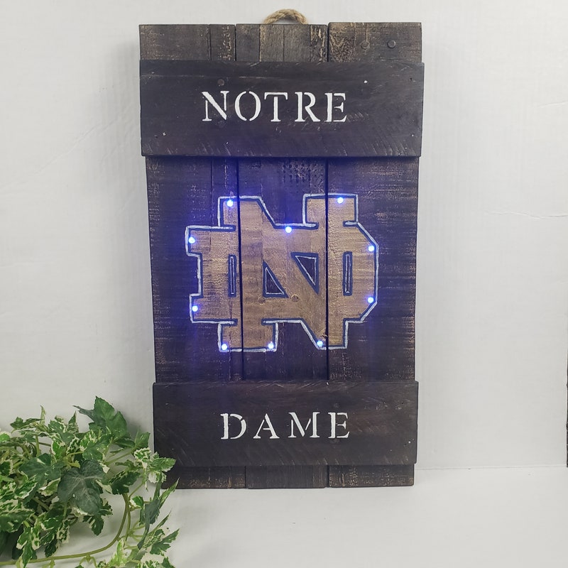 Notre Dame Sign - Etsy