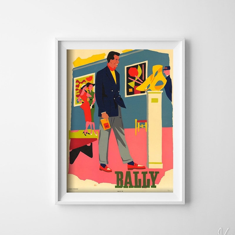 Bally Poster - Etsy