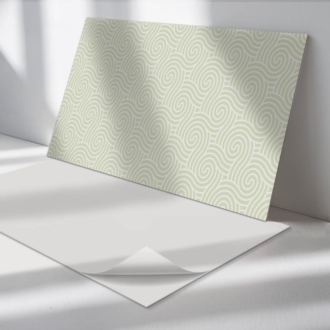 Waves Panel Stickers, Creamy Peel and Stick Panels, Splashback Panel ...