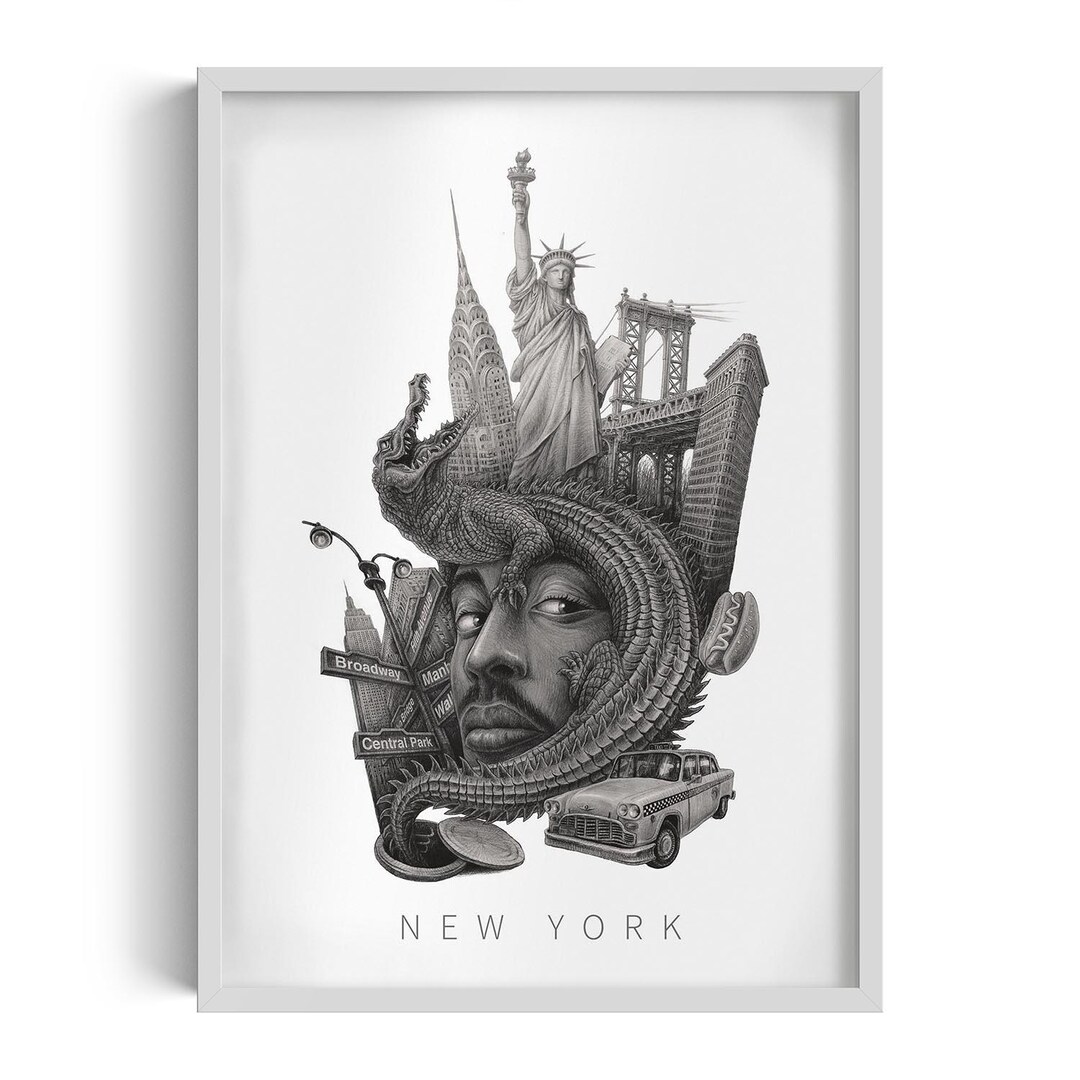 Black and White Art Print New York, New York City Wall Art, City Art ...