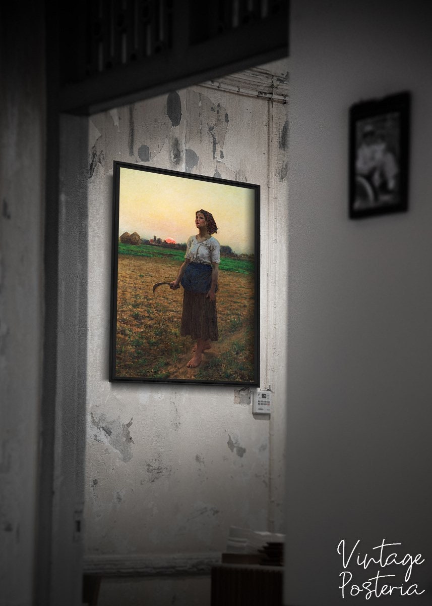 The Song of the Lark by Jules Breton Vintage Poster Vintage | Etsy