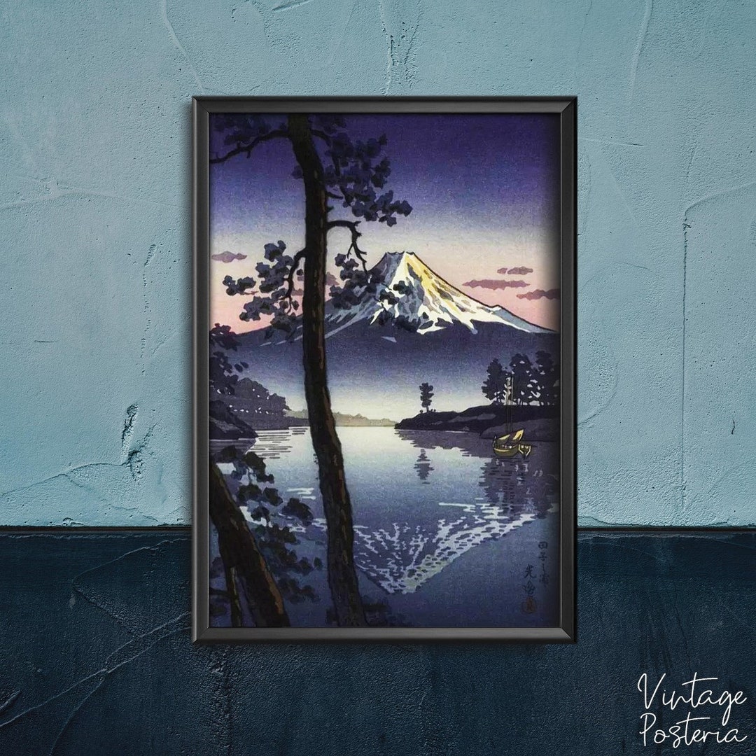 Fuji From Tago Bay Tsuchiya Koitsu , Aesthetic Wall Hangings, Japan ...