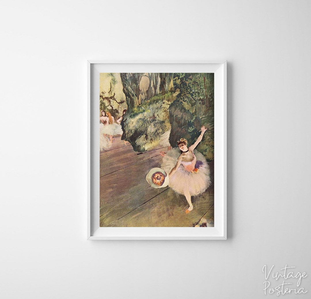 Edgar Germain Hilaire Degas Retro Poster, Aesthetic Wall Hangings ...