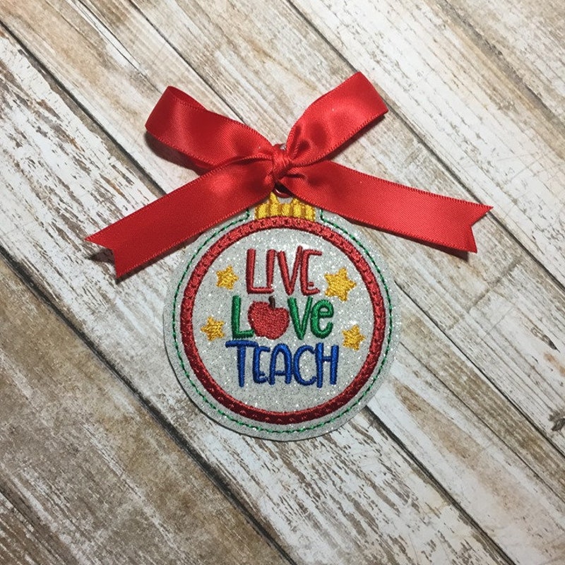 Teacher Embroidery - Etsy