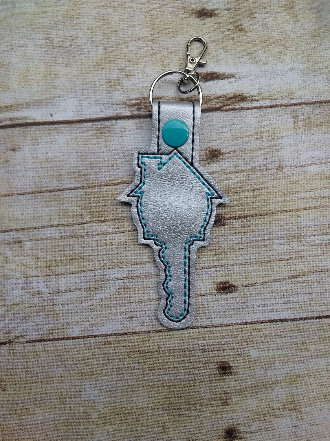 Key Snap Tab Key Fob ITH Machine Embroidery Designs Digital - Etsy