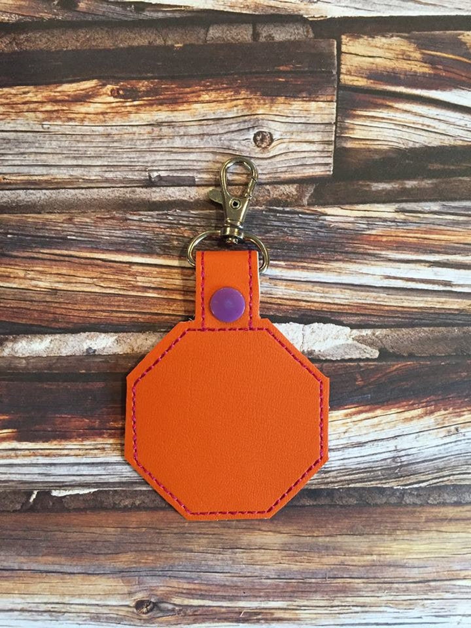 Octagon Basic Shape Snap Tab ITH Machine Embroidery Designs | Etsy