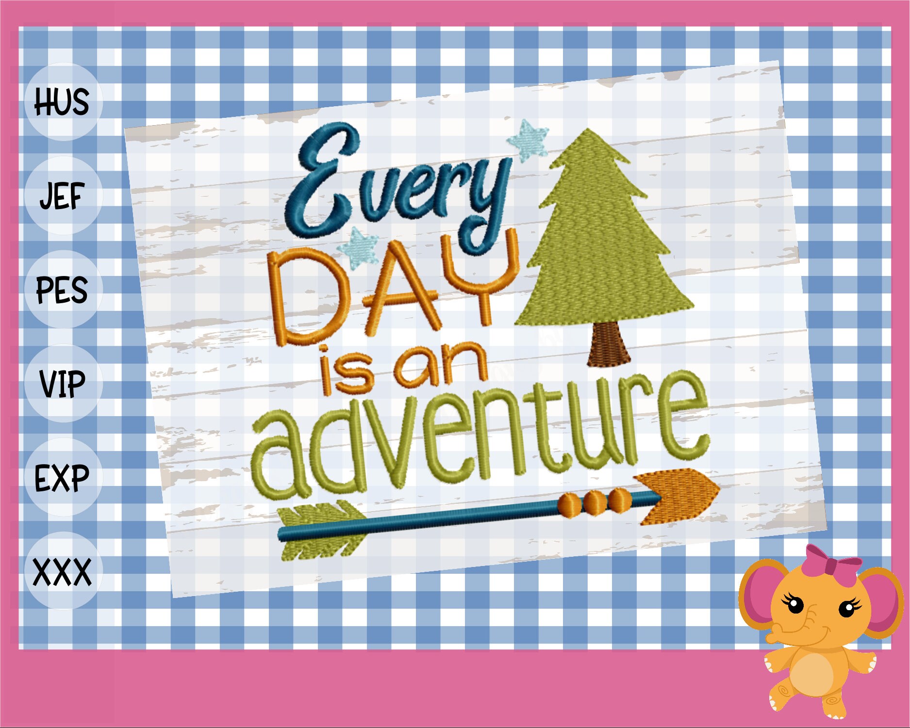 Adventure Machine Embroidery Every Day is an Adventure | Etsy