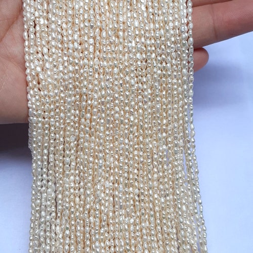 1-2mm Seed Pearls Loose Freshwater Pearls Tiny Pearl Beads - Etsy