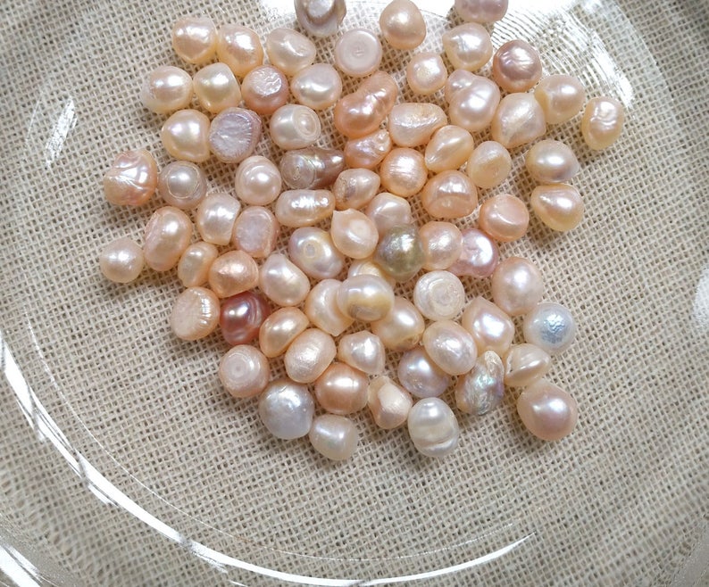 4-10mm Undrilled Pearl Genuine Freshwater Pearl No Hole | Etsy