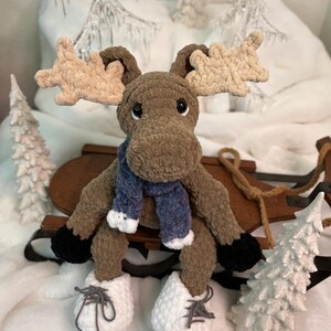 Muffin the Moose, Moose Pattern, Crochet Pattern, Amigurumi Moose ...
