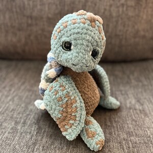 Sully the Sitting Sea Turtle, Crochet Pattern, Amigurumi Sea Turtle ...