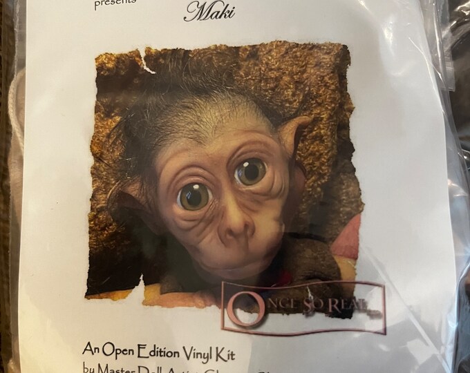 Maki Vinyl Doll Kit, Reborn Monkey Kit, Maki the Monkey, Monkey, Vinyl ...