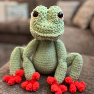 Fred the Tree Frog, Crochet Pattern, Crochet Frog, Frog Pattern ...