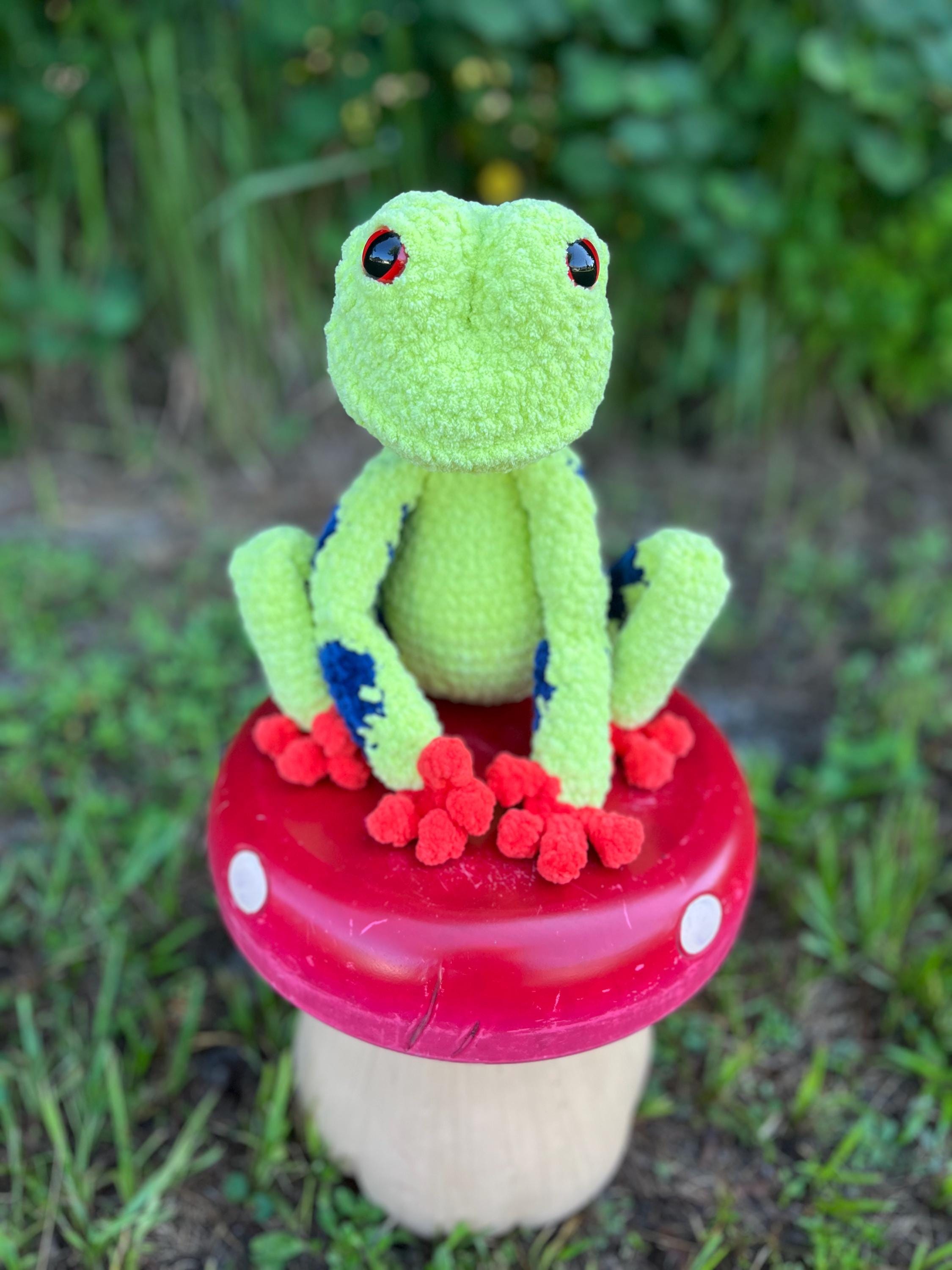 Fred the Tree Frog, Crochet Pattern, Crochet Frog, Frog Pattern ...