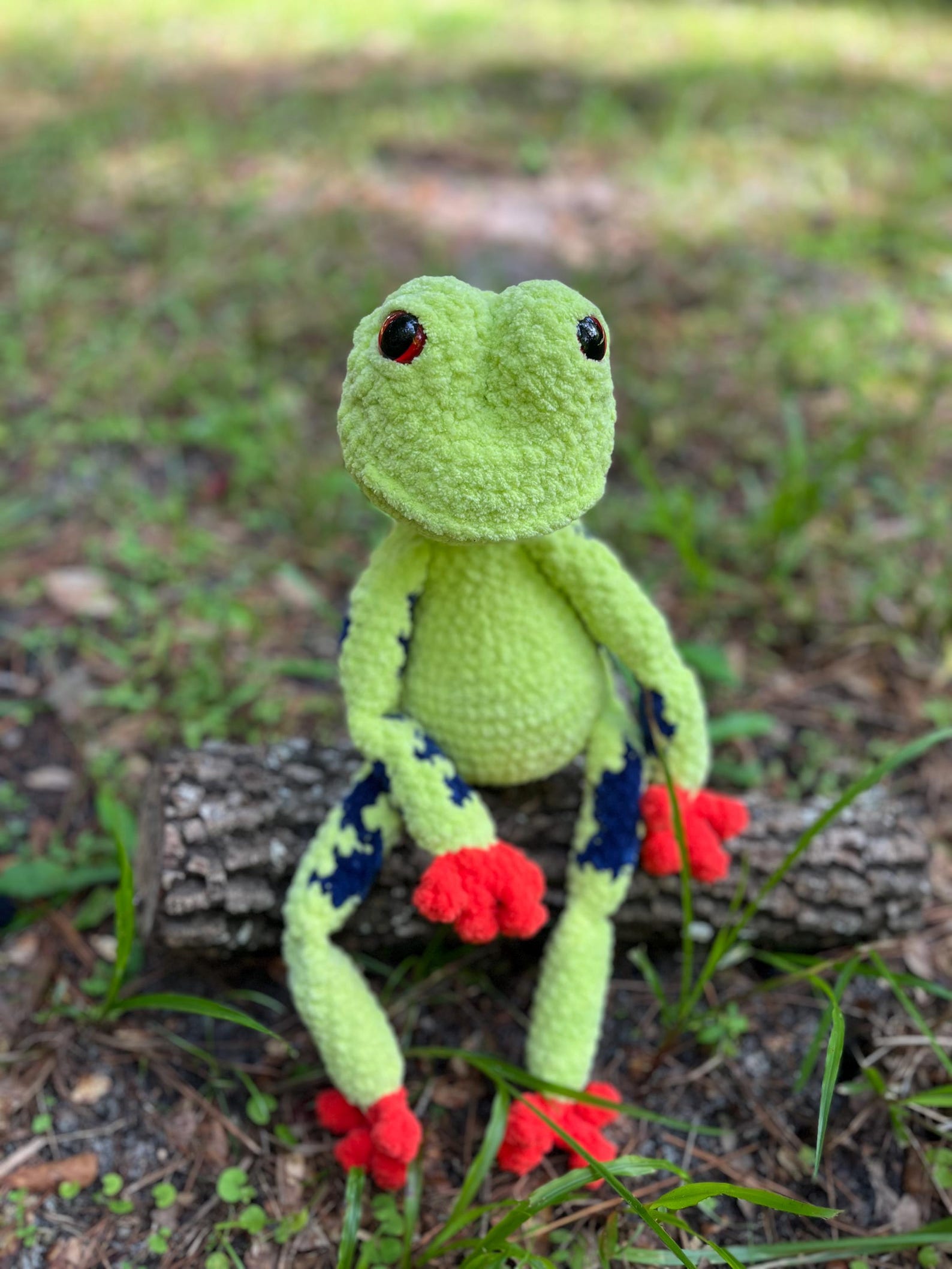 Fred the Tree Frog, Crochet Pattern, Crochet Frog, Frog Pattern ...