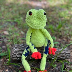 Fred the Tree Frog, Crochet Pattern, Crochet Frog, Frog Pattern ...