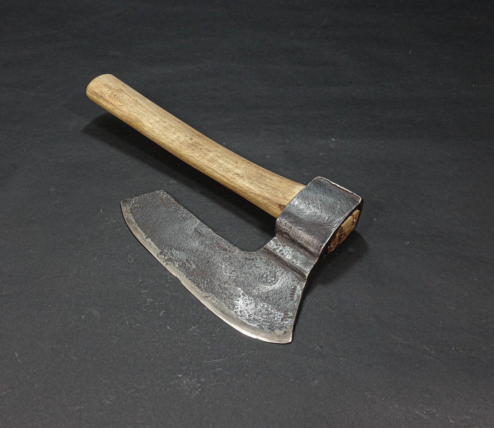 ANTIC Goosewing Bearded Broad German Hatchet Axe Head Handmade Forged ...