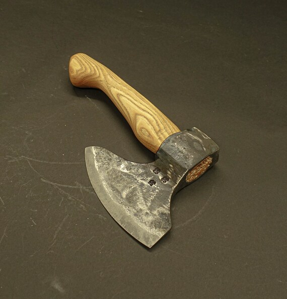 Hand Forged Broad Hewing Axe With Sign - Etsy