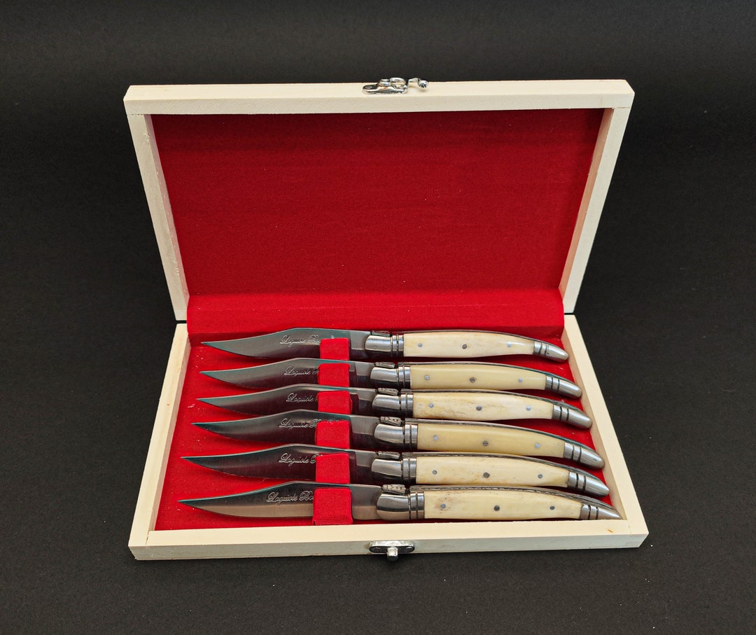Set of 6 French Laguiole Handle Steak Knives - Etsy