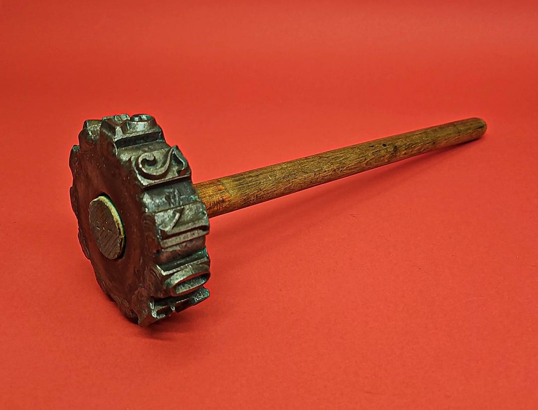 Antic Wood Log Marking Tool Hammer - Etsy