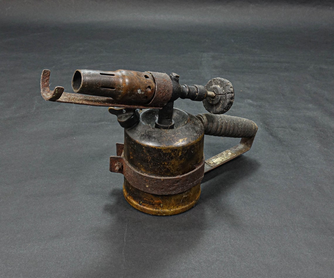 Vintage Brass Gasoline Blow Torch - Etsy