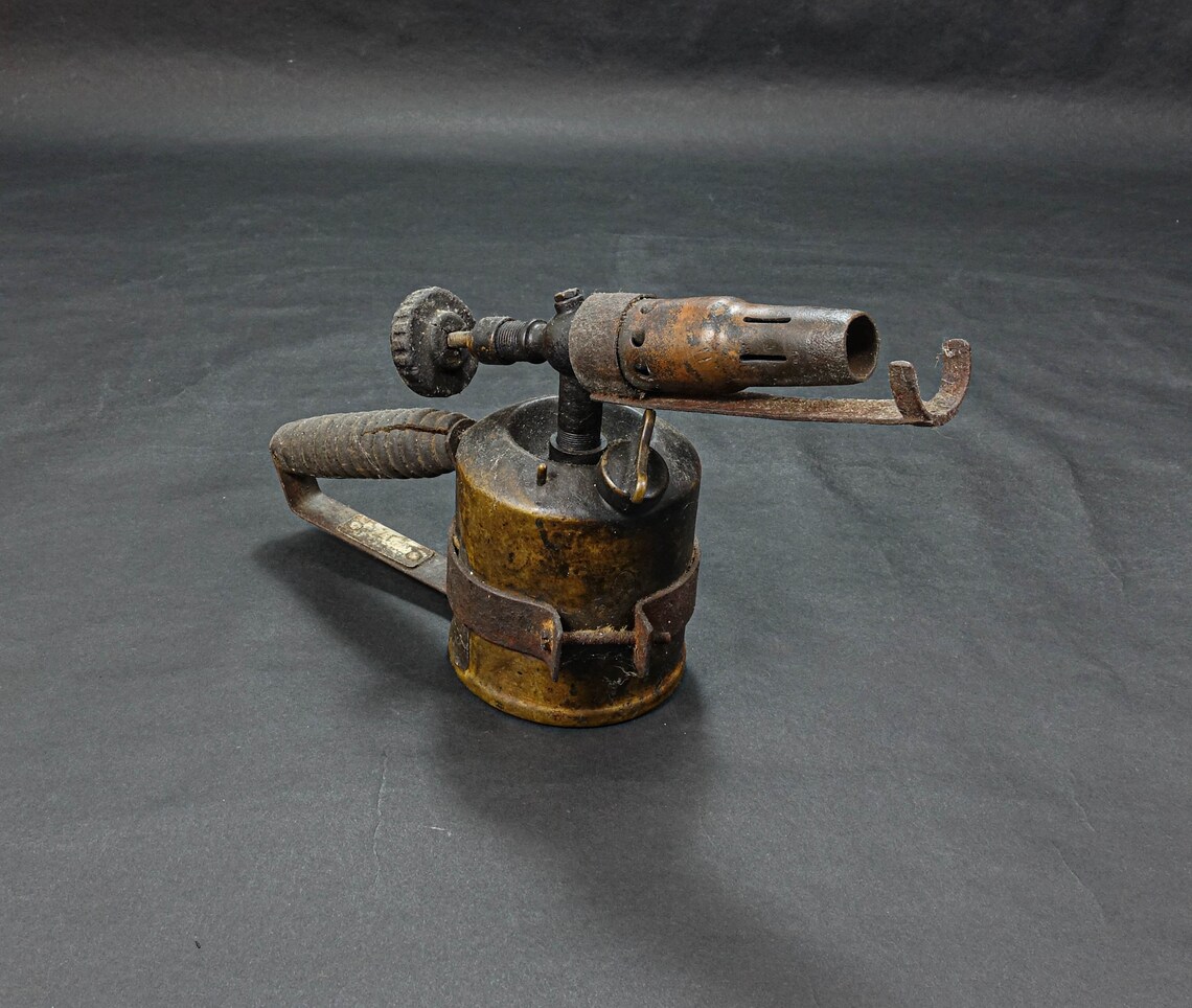 Vintage Brass Gasoline Blow Torch - Etsy
