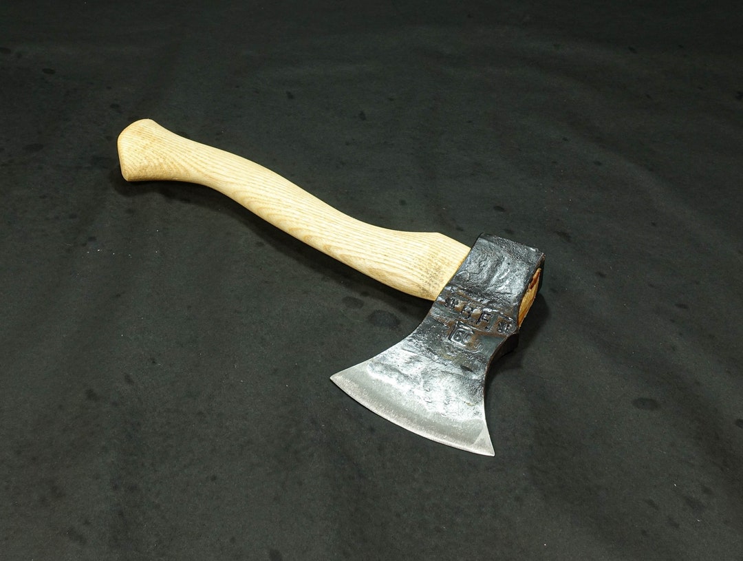 Rare Axe Head Hatchet: Hickory Handle Camping Bushcraft Axe - Etsy