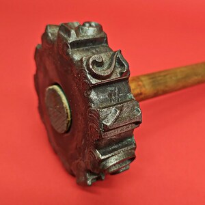 Antic Wood Log Marking Tool Hammer - Etsy