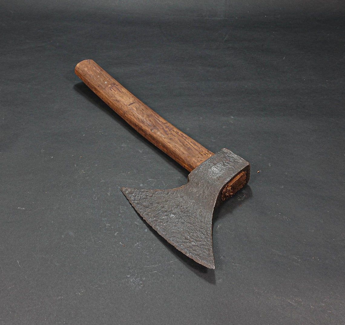 ANTIC Goosewing Bearded Broad German Hatchet Axe Head Handmade Forged ...