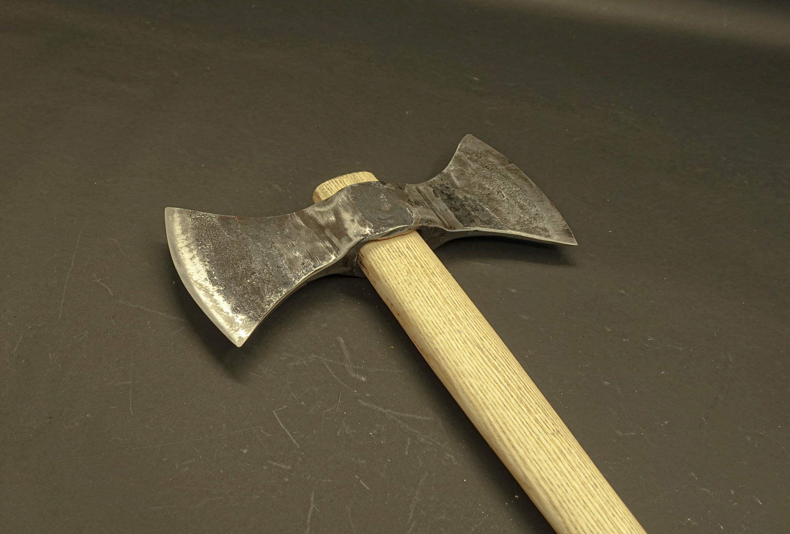 DOUBLE Bit Bearded Axe Viking Style Tomahawk Battle Axe - Etsy