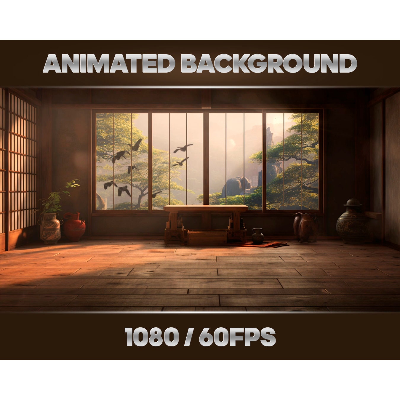 ANIMATED BACKGROUND for Vtuber Japanese Room Looped - Etsy