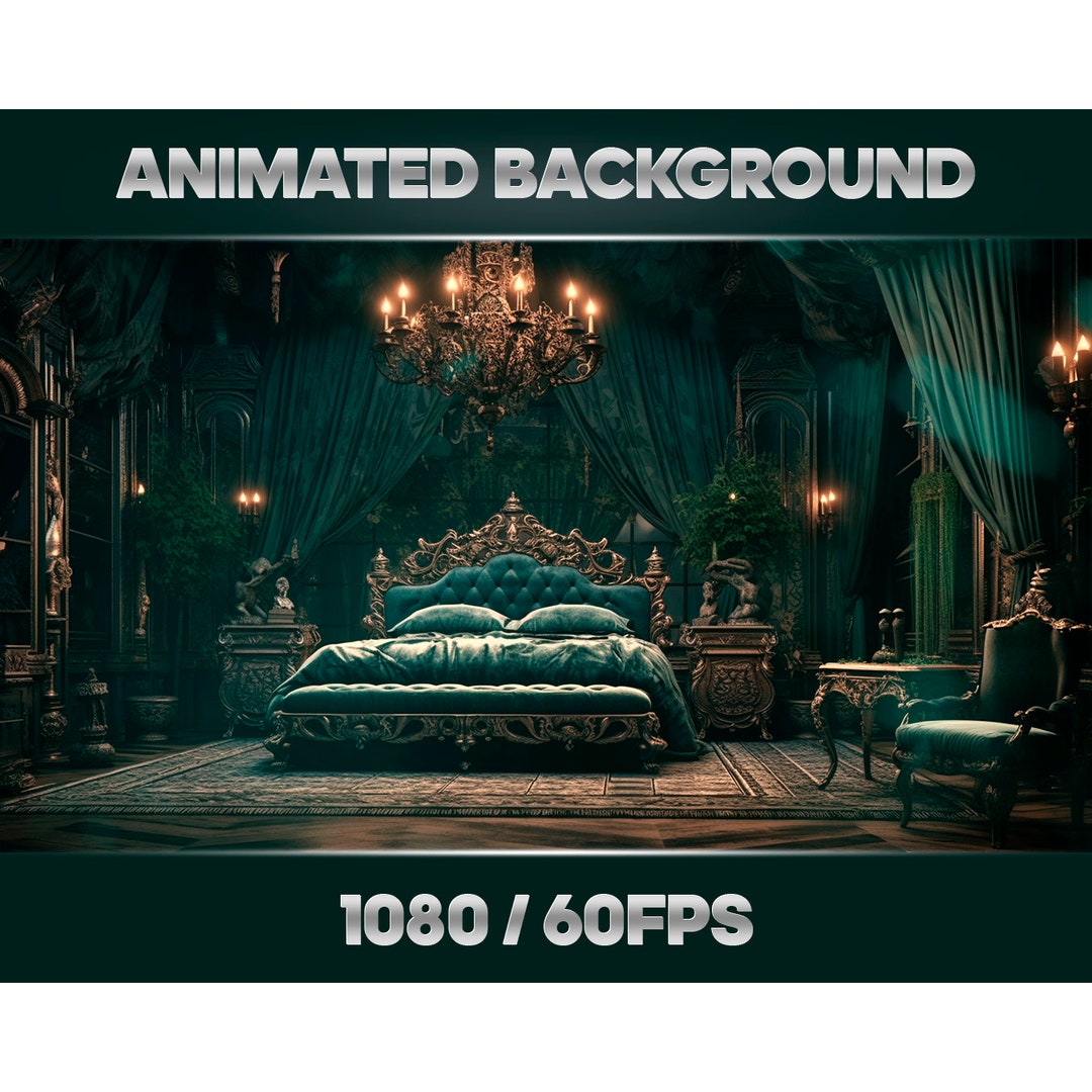 ANIMATED BACKGROUND for Vtuber Fantastic Bedroom Looped - Etsy