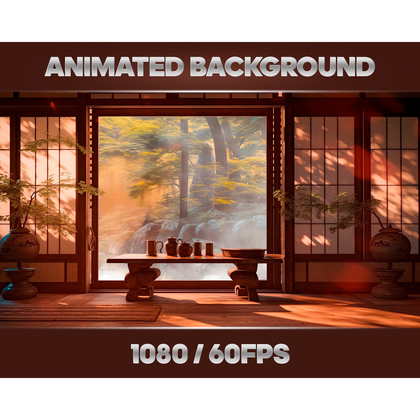 Vtuber Background Japanese Room Animated Background Twitch - Etsy
