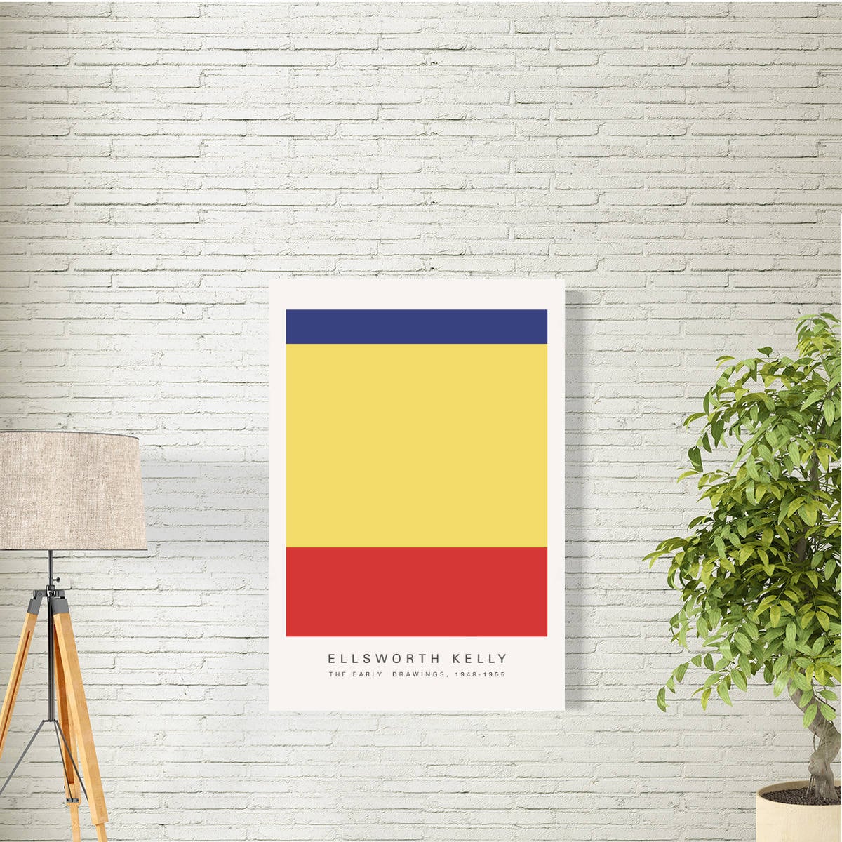 Ellsworth Kelly Exhibition Poster The Early Drawings 1948-1955 Edited ...