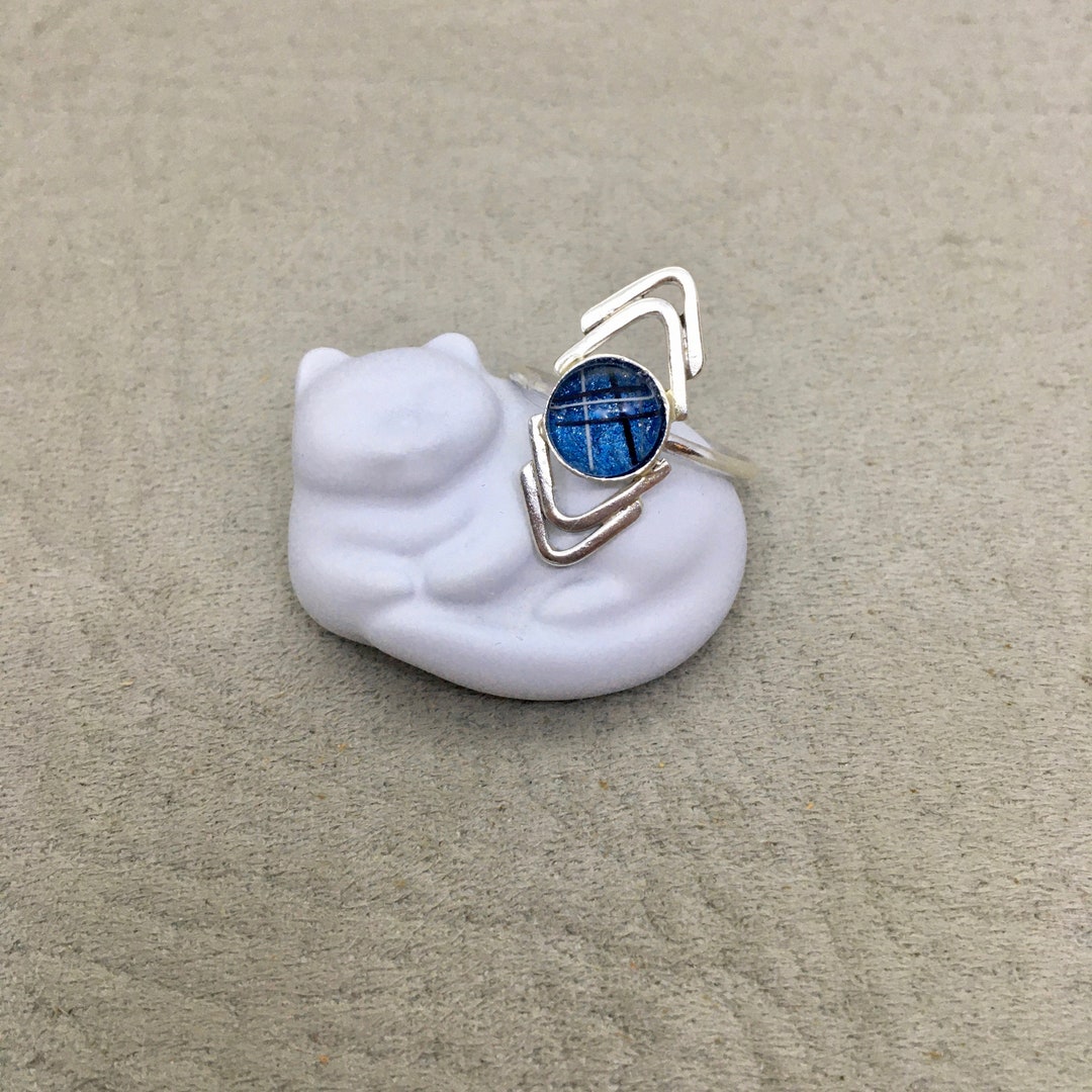 Sterling Chevron Whisker Ring - Etsy