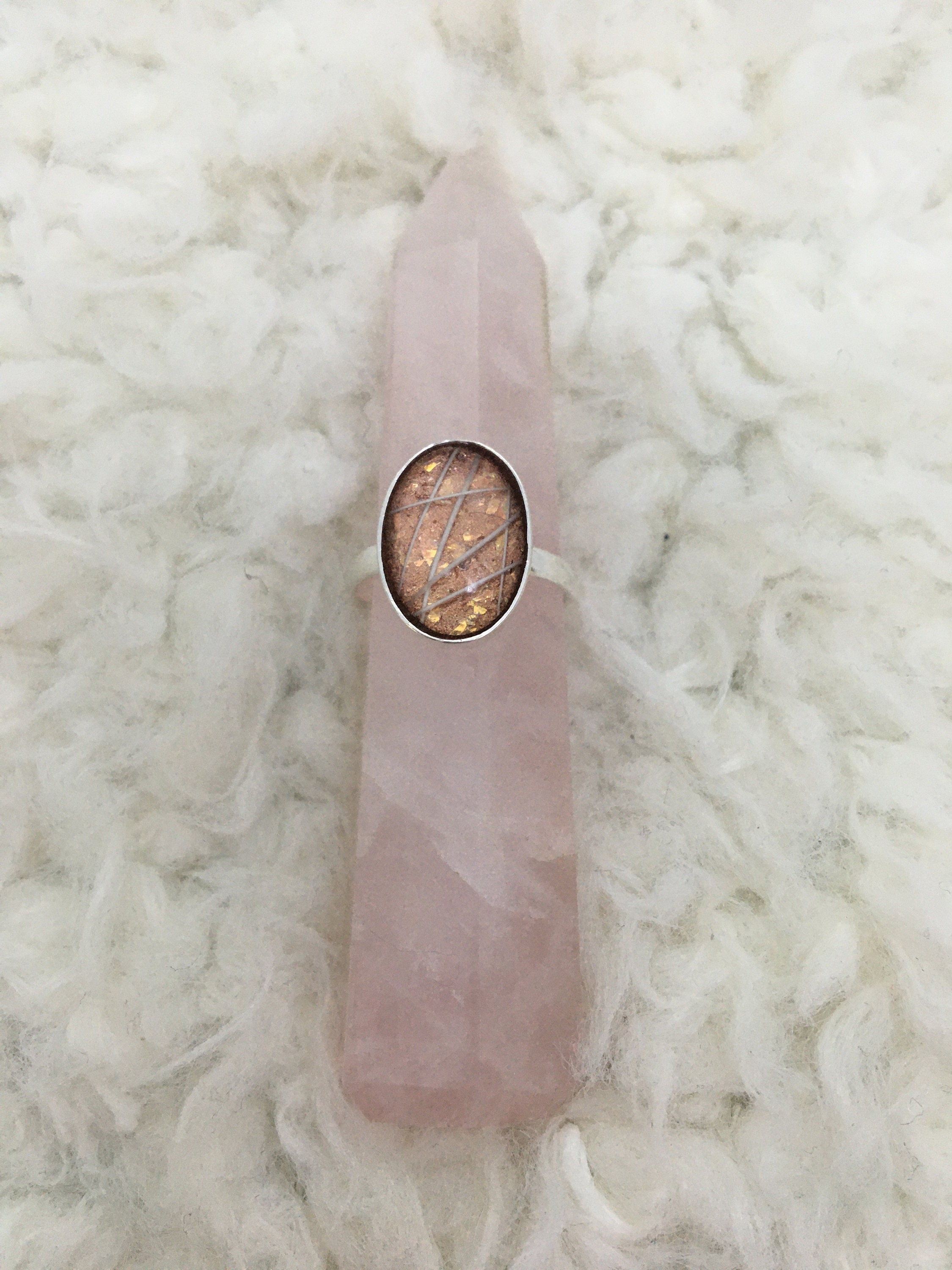 Sterling Silver Oval Whisker Rings | Etsy